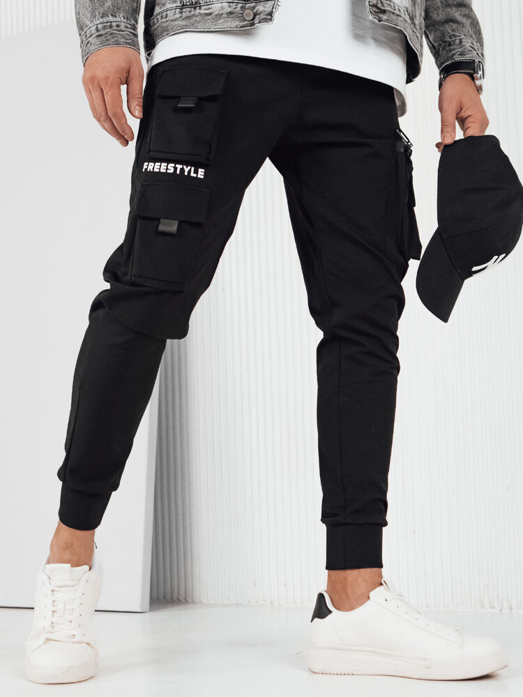 Férfi oldalzsebes nadrág Szín Fekete DSTREET UX4155 - sklep online ...